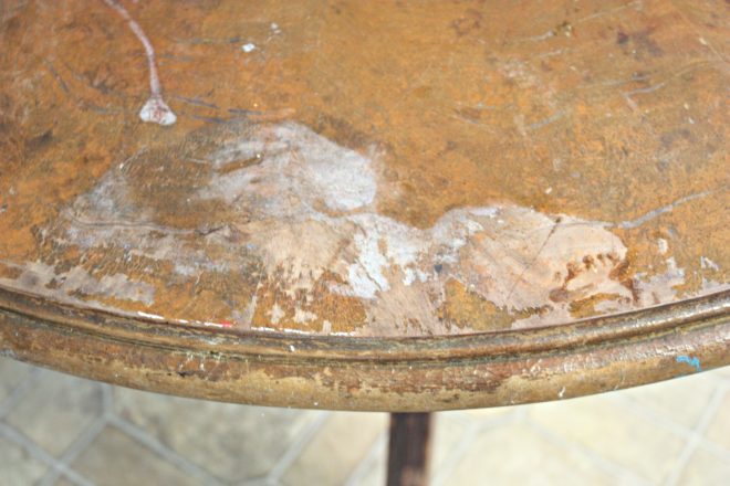 My Broken Table Makeover {and a life lesson} - Re-Fabbed