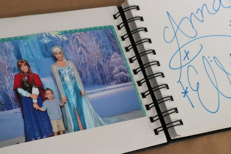 DIY Disney Autograph Book - Re-Fabbed