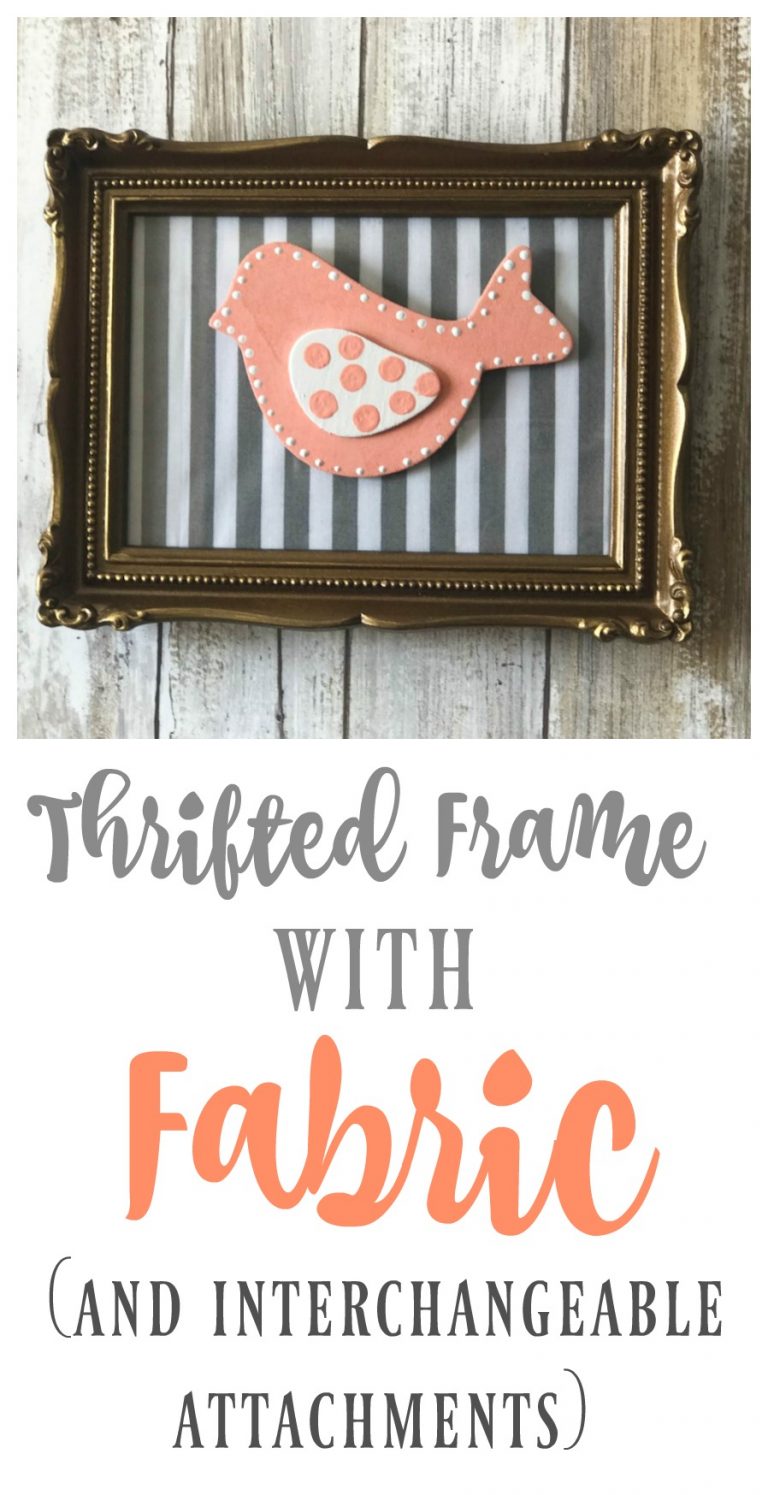 Thrifted Fabric Frame - Re-Fabbed