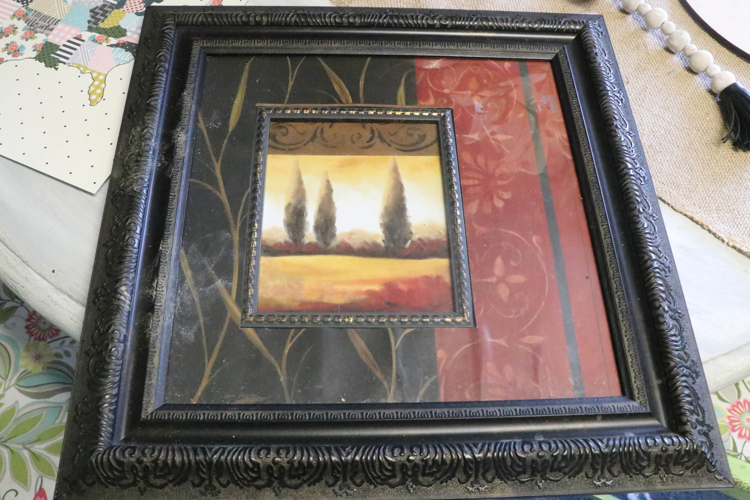 DIY Scrapbook Paper Art - Re-Fabbed