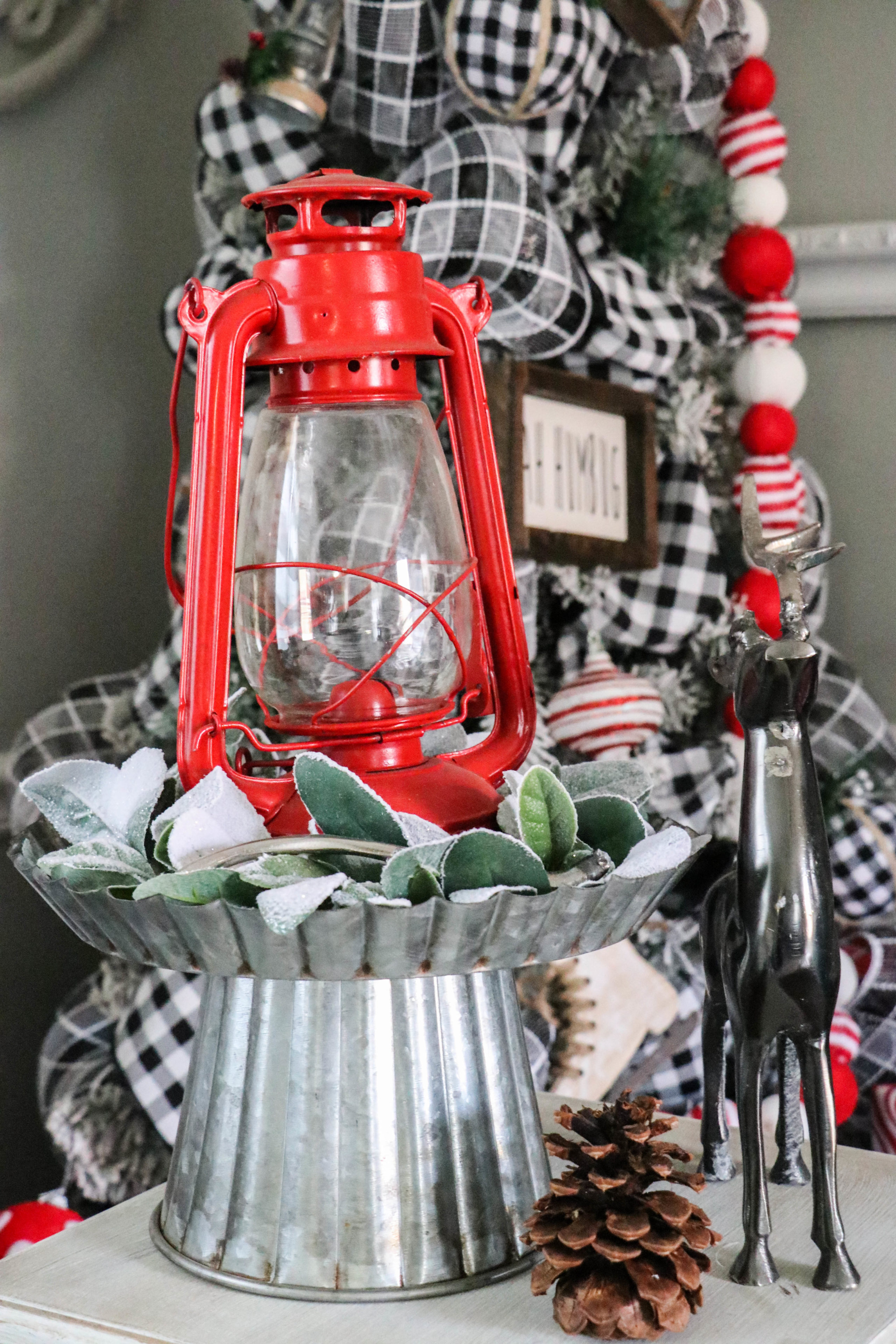 Buffalo Plaid Christmas Tree Re Fabbed