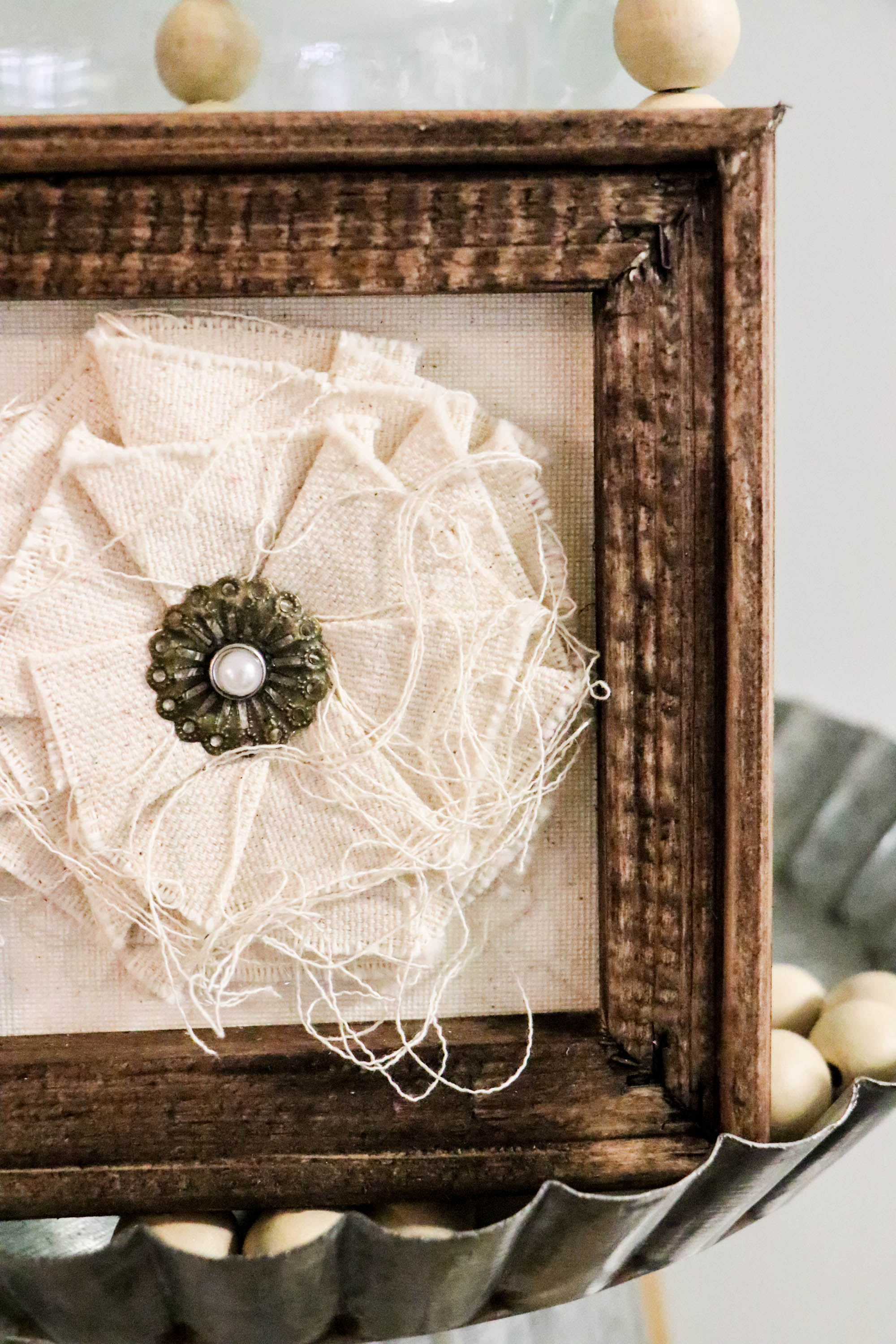 Reverse Canvas DIY Decor - Re-Fabbed