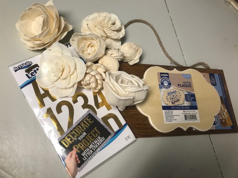 Dollar Store Fall Sign - Re-Fabbed