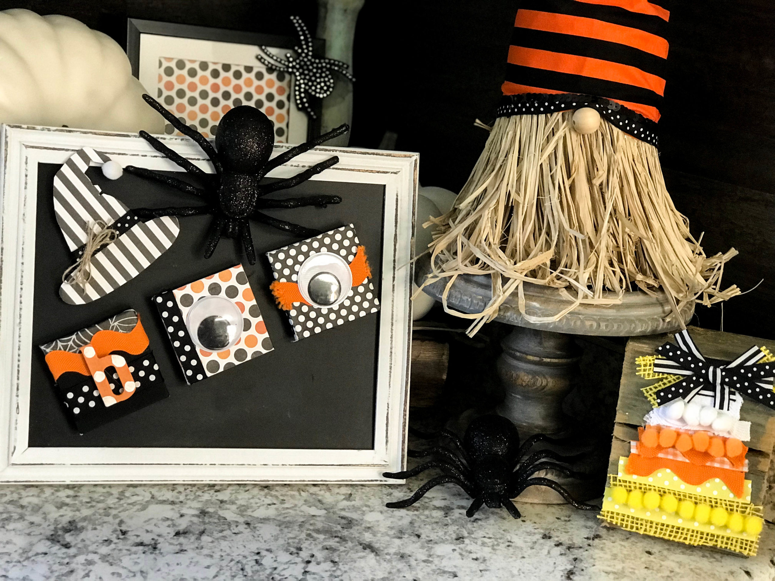 Halloween Boo Magnets - Re-Fabbed