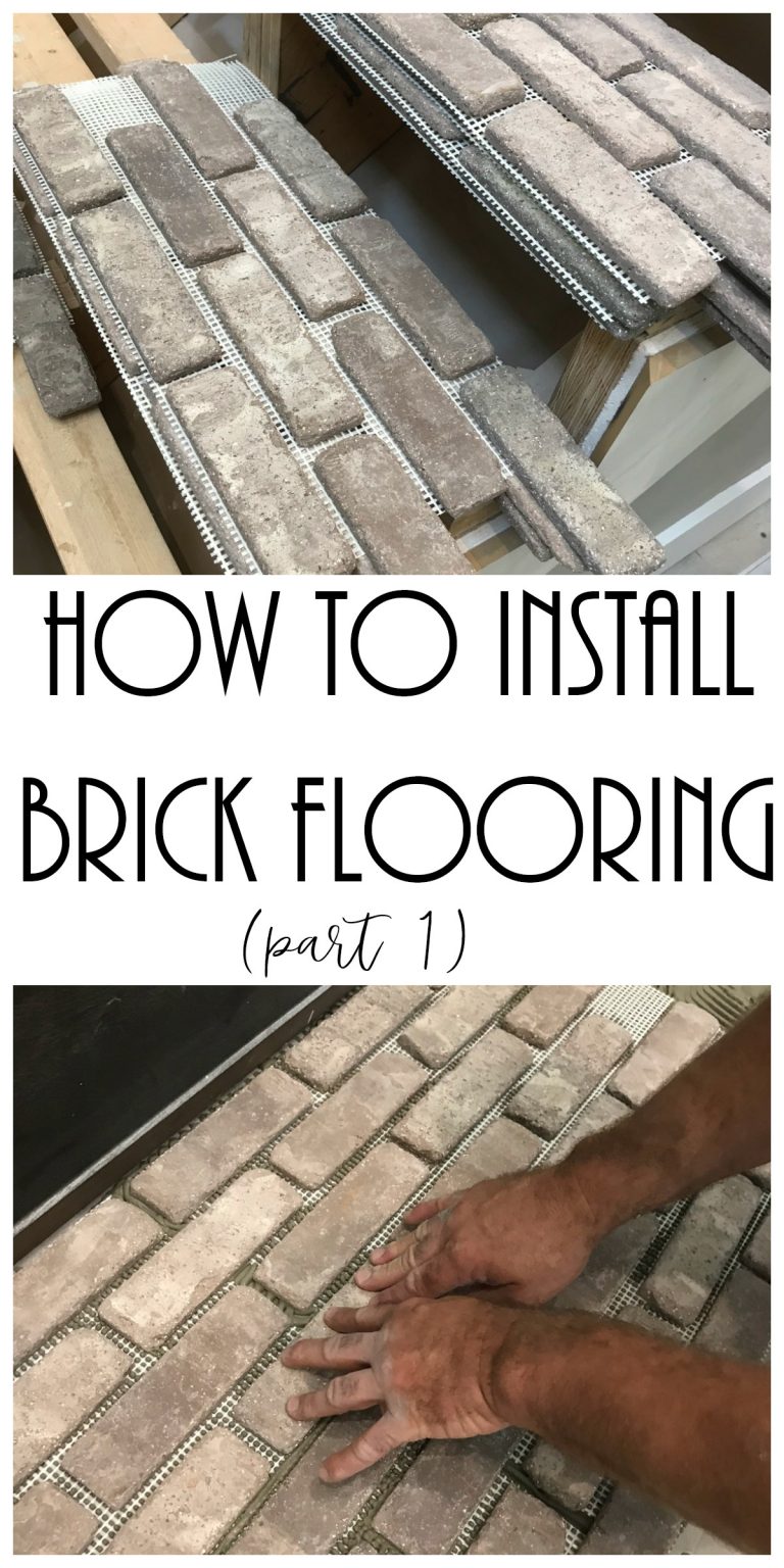 How to install brick flooring - Re-Fabbed