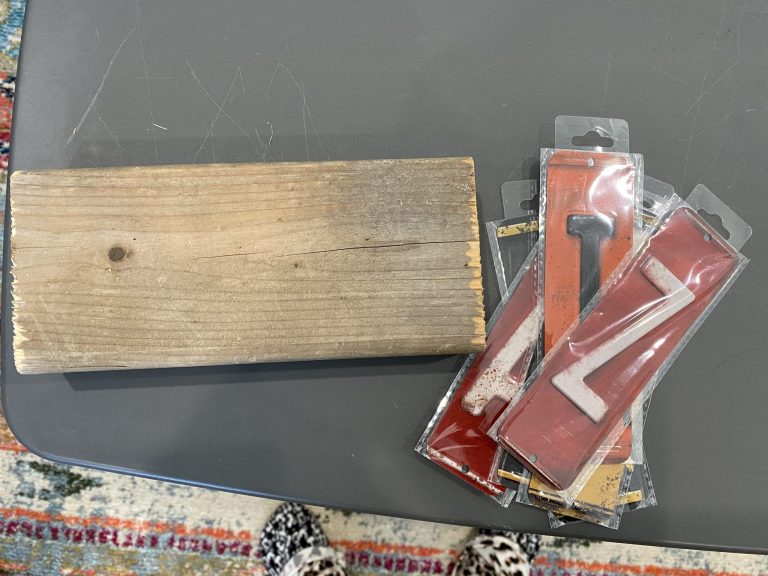 5 minute license plate sign - Re-Fabbed