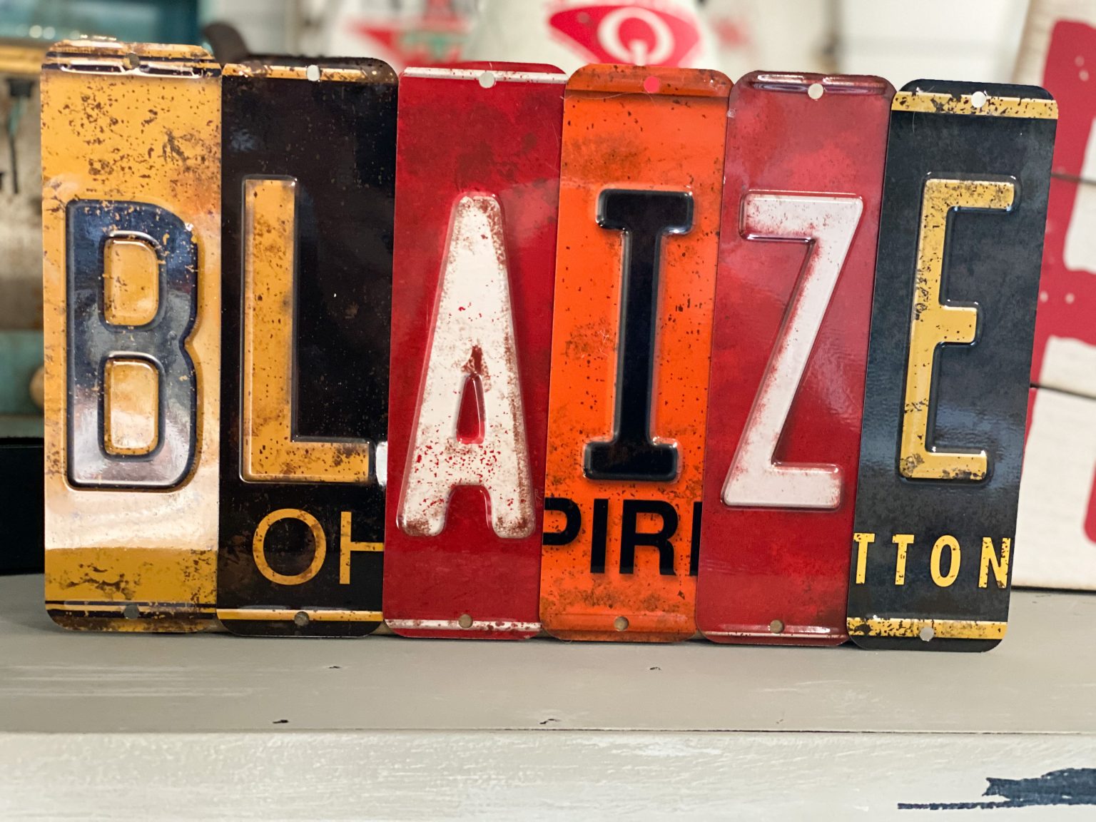 5 minute license plate sign - Re-Fabbed