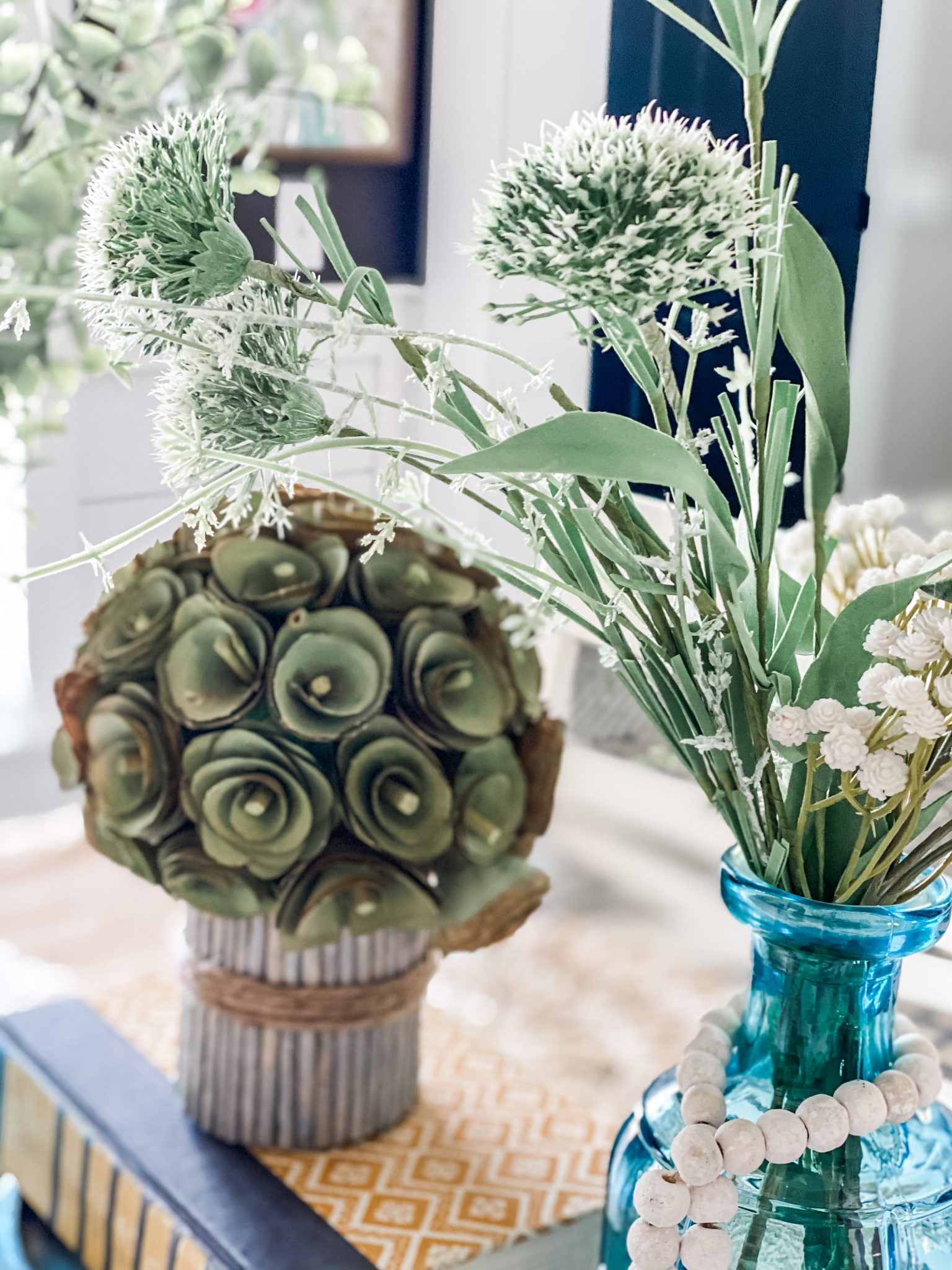 Budget Friendly Spring Table Vignette - Re-Fabbed