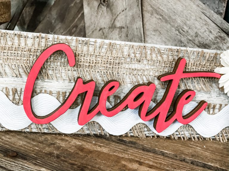DIY Create Wood Sign - Re-Fabbed