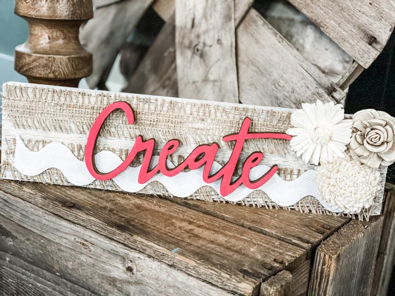 DIY Create Wood Sign - Re-Fabbed