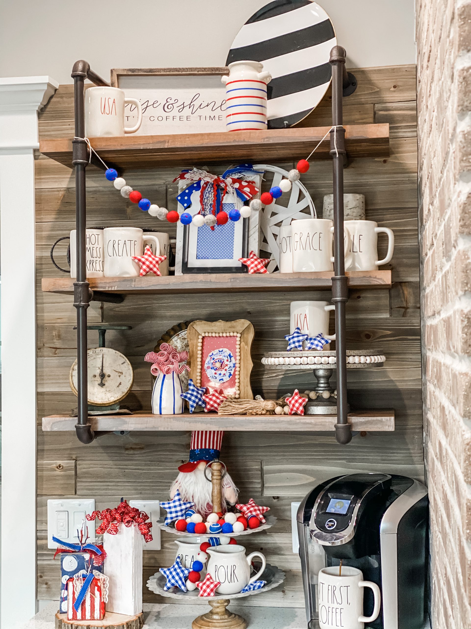 Patriotic Coffee Bar - Re-Fabbed