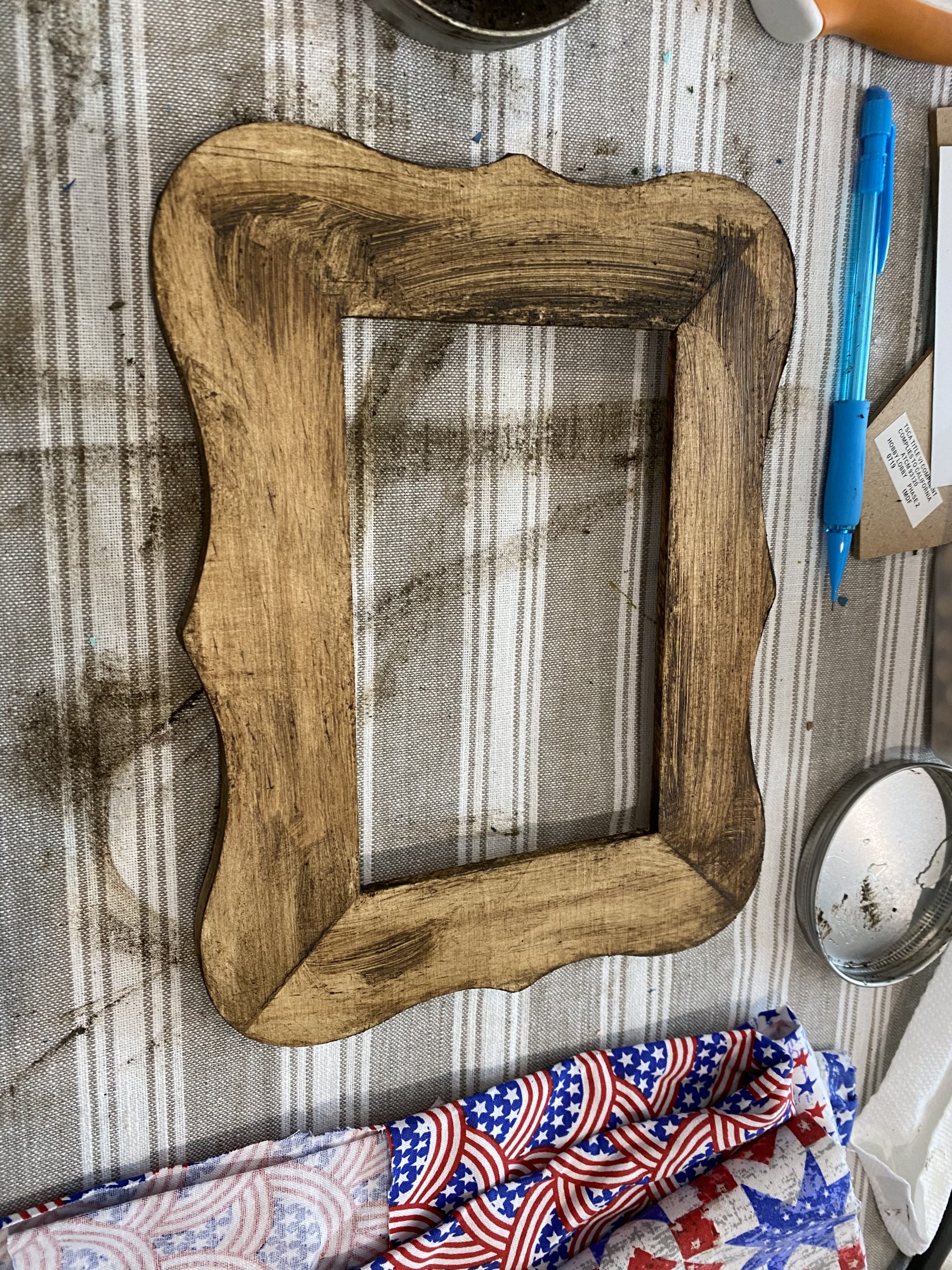 diy Patriotic Wood Frame - Re-Fabbed