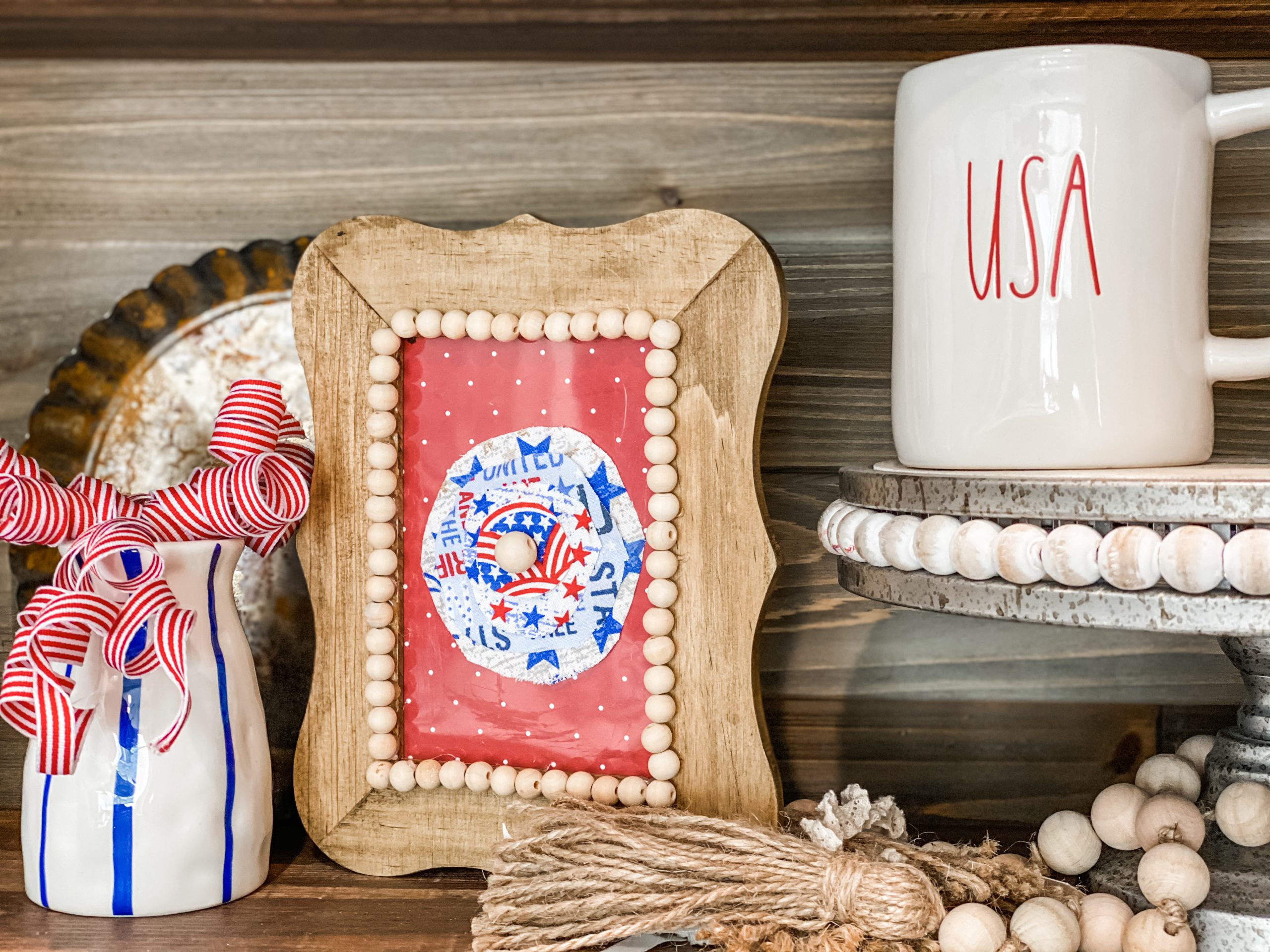 diy Patriotic Wood Frame - Re-Fabbed