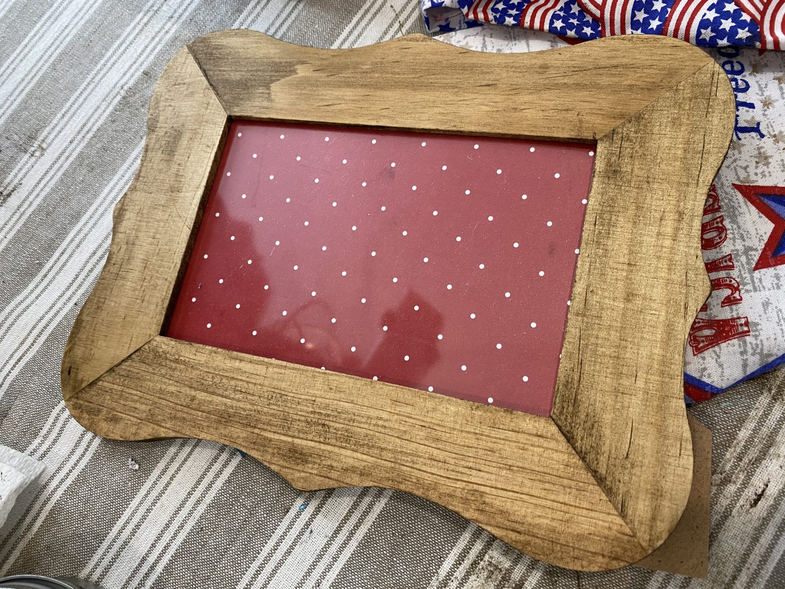 diy Patriotic Wood Frame - Re-Fabbed