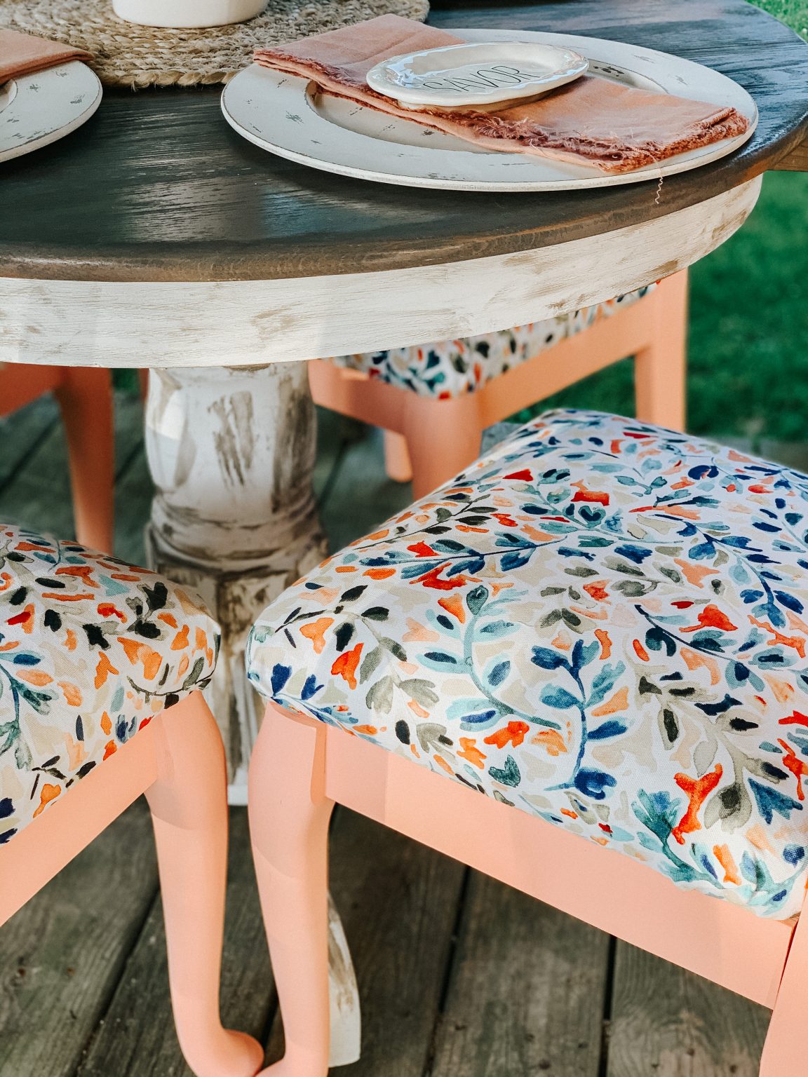 Outdoor Dining Area Transformation - Re-Fabbed