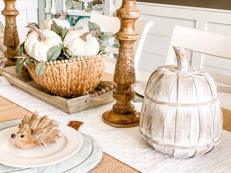 Easy and Beautiful Fall Tablescape - Re-Fabbed