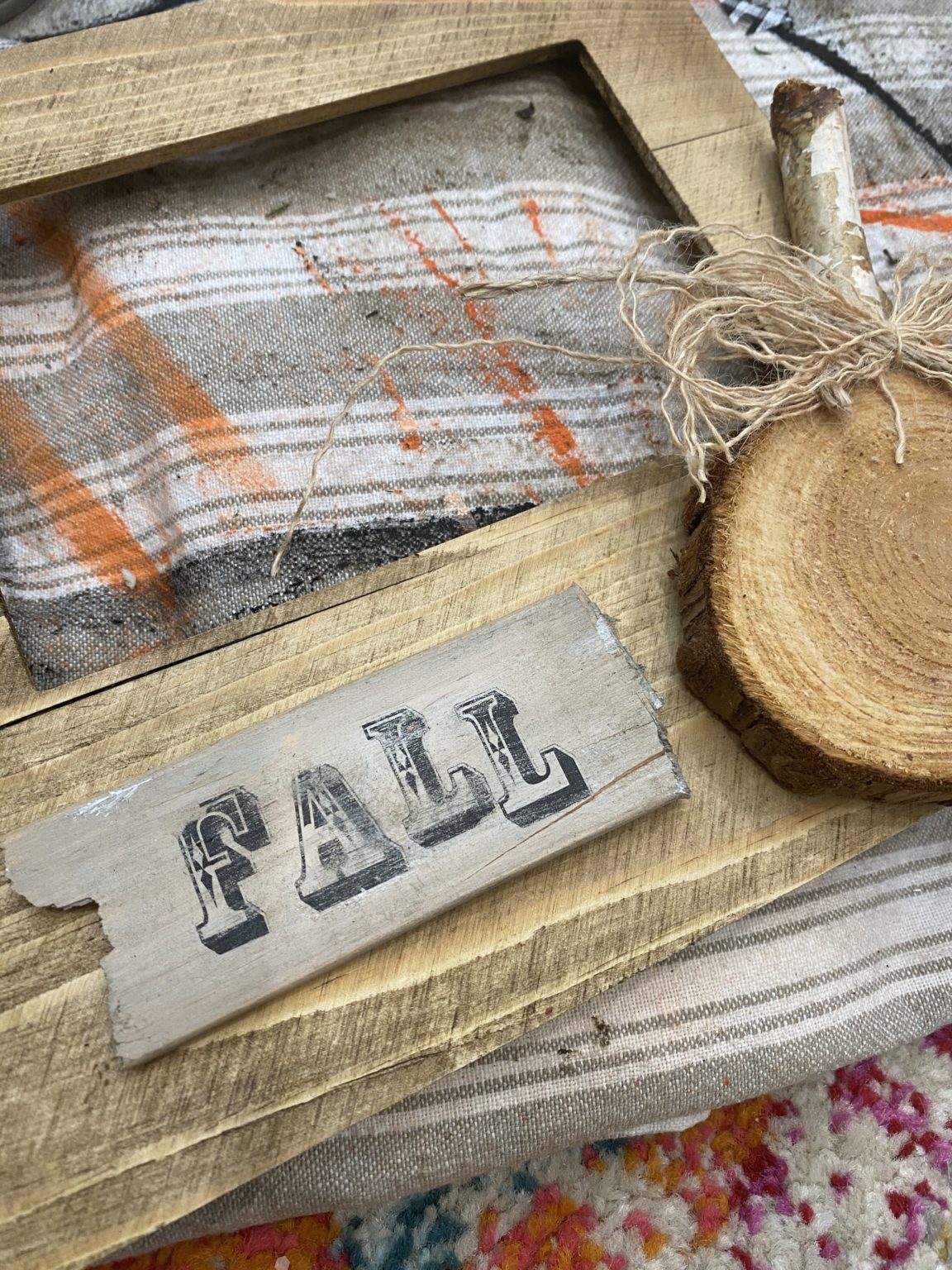 diy fall picture frame - Re-Fabbed