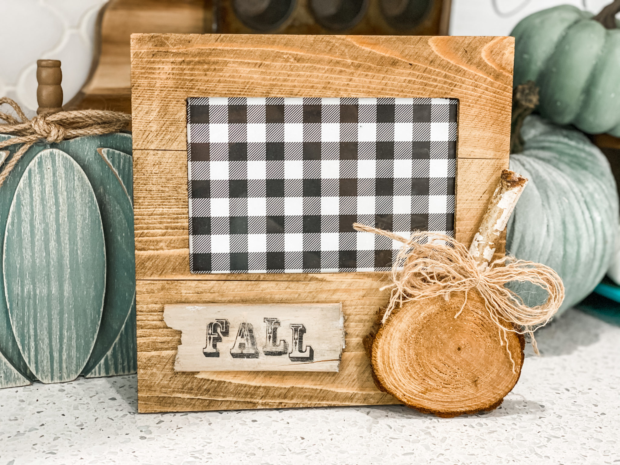 diy fall picture frame - Re-Fabbed