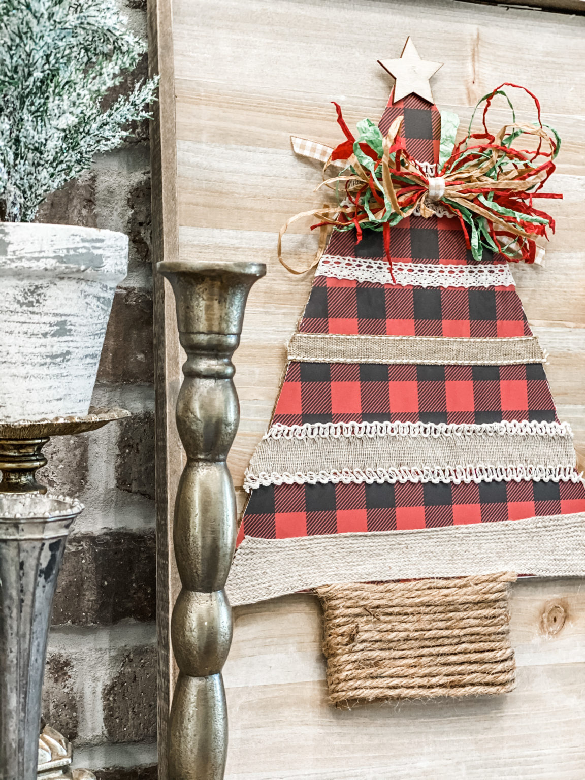 cardboard Christmas tree diy - Re-Fabbed