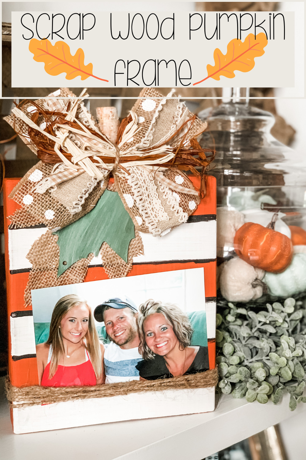 diy scrap wood pumpkin frame - Re-Fabbed
