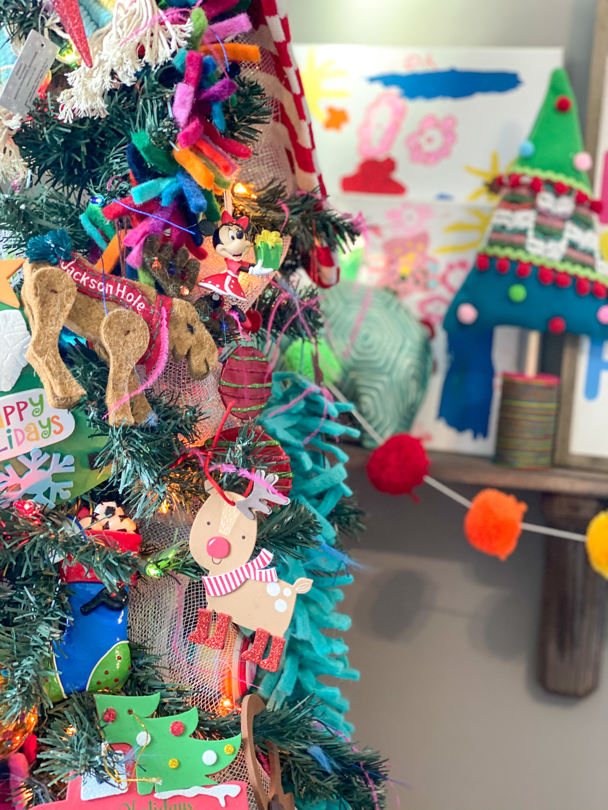 Colorful Playroom Christmas Tree - Re-Fabbed