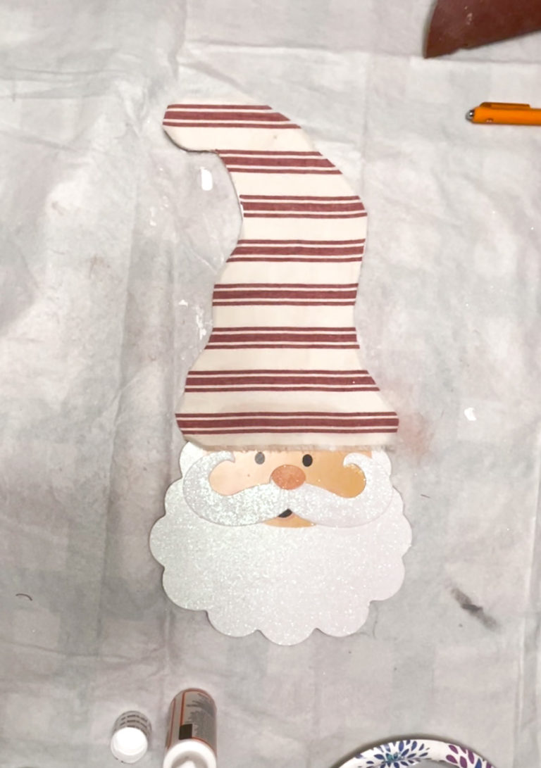 diy dollar tree santa makeover - Re-Fabbed