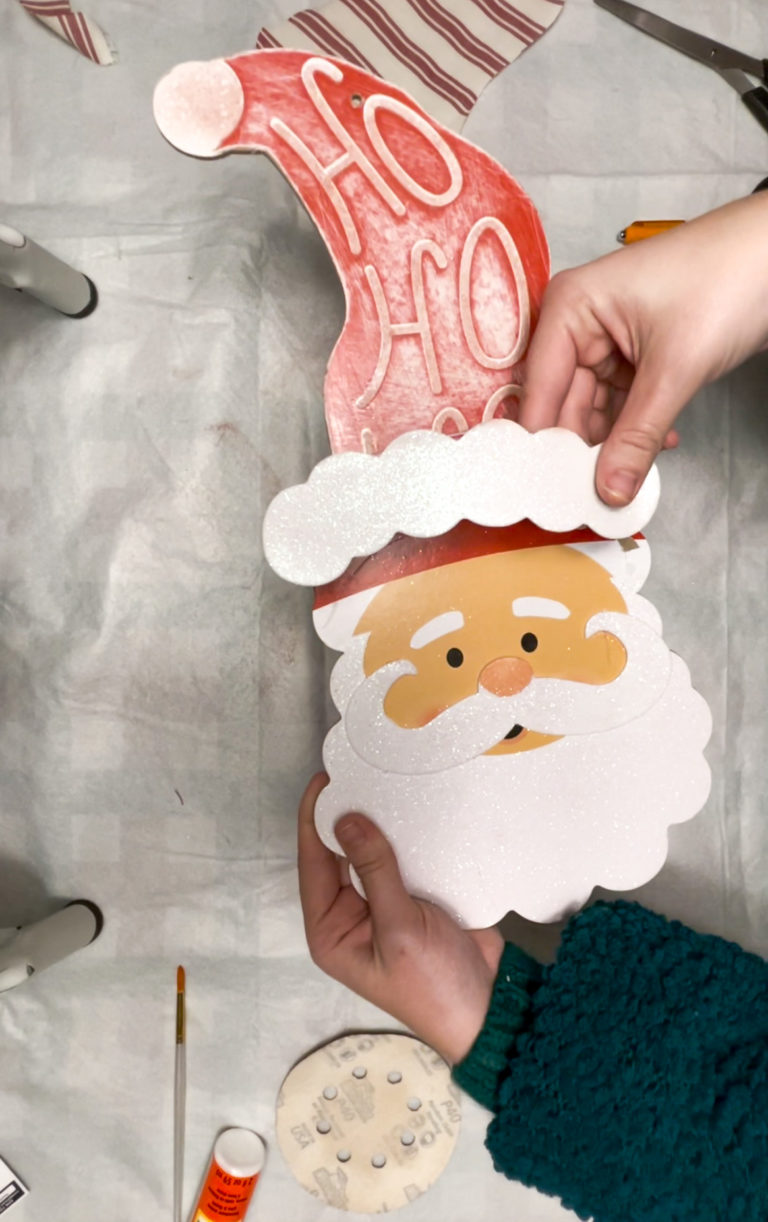 diy dollar tree santa makeover - Re-Fabbed