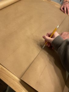 diy kraft paper scroll sign - Re-Fabbed