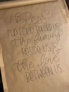 diy kraft paper scroll sign - Re-Fabbed