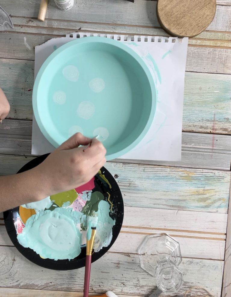 diy Dollar Tree cake stand - Re-Fabbed