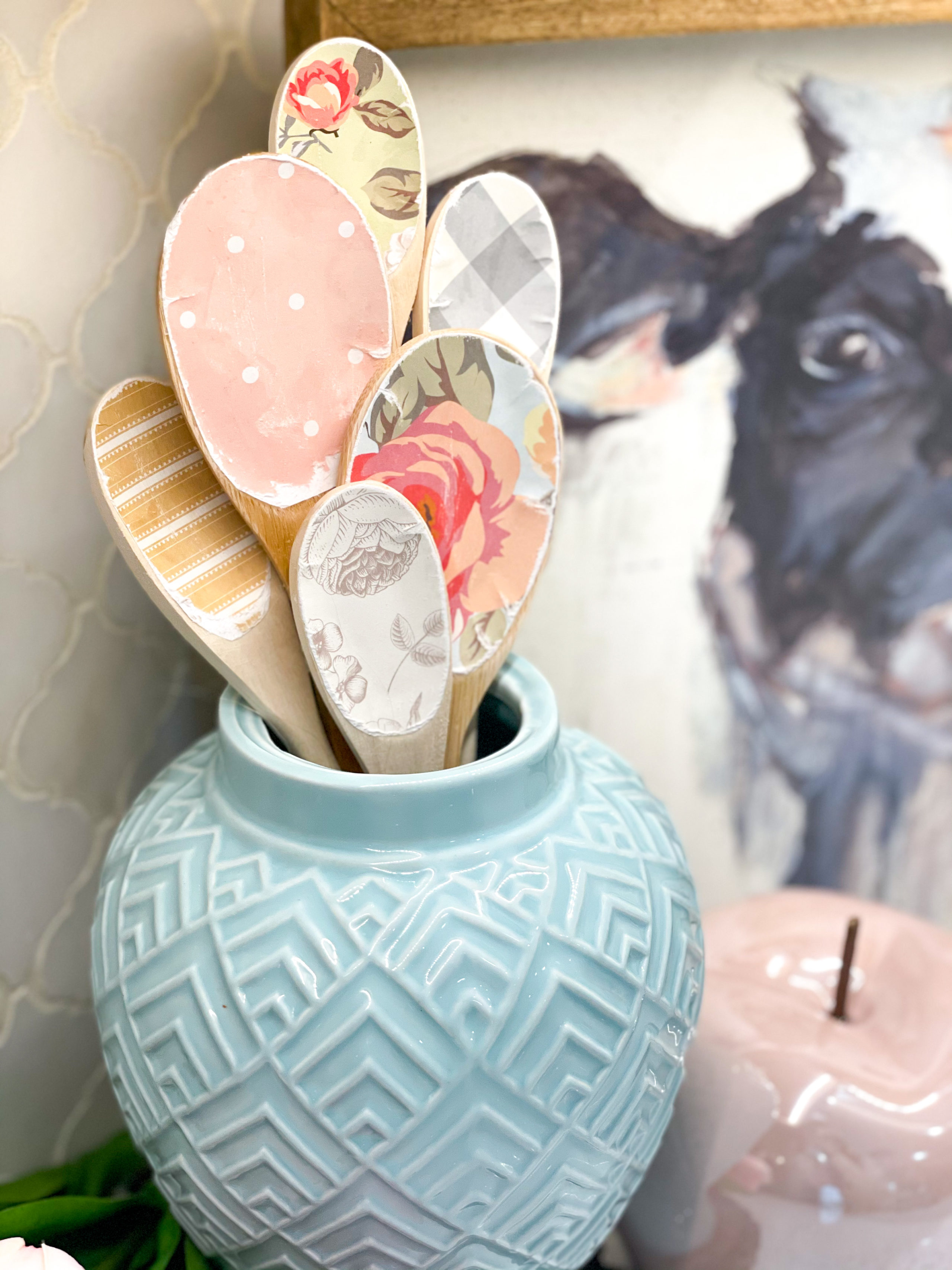 diy wooden spoon decor - Re-Fabbed