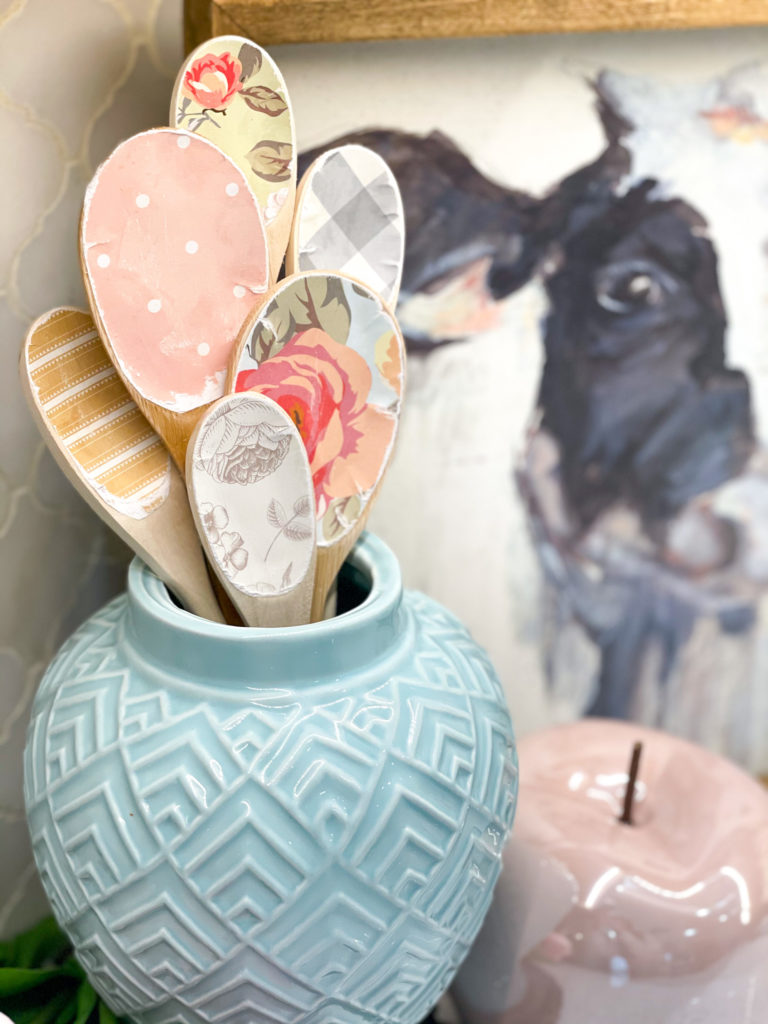 diy wooden spoon decor - Re-Fabbed