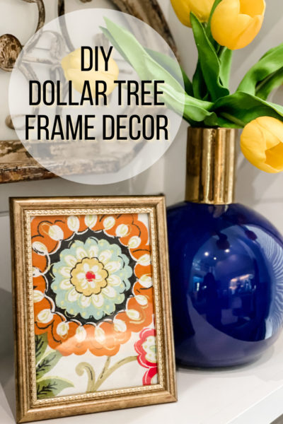 Dollar Tree frame decor - Re-Fabbed
