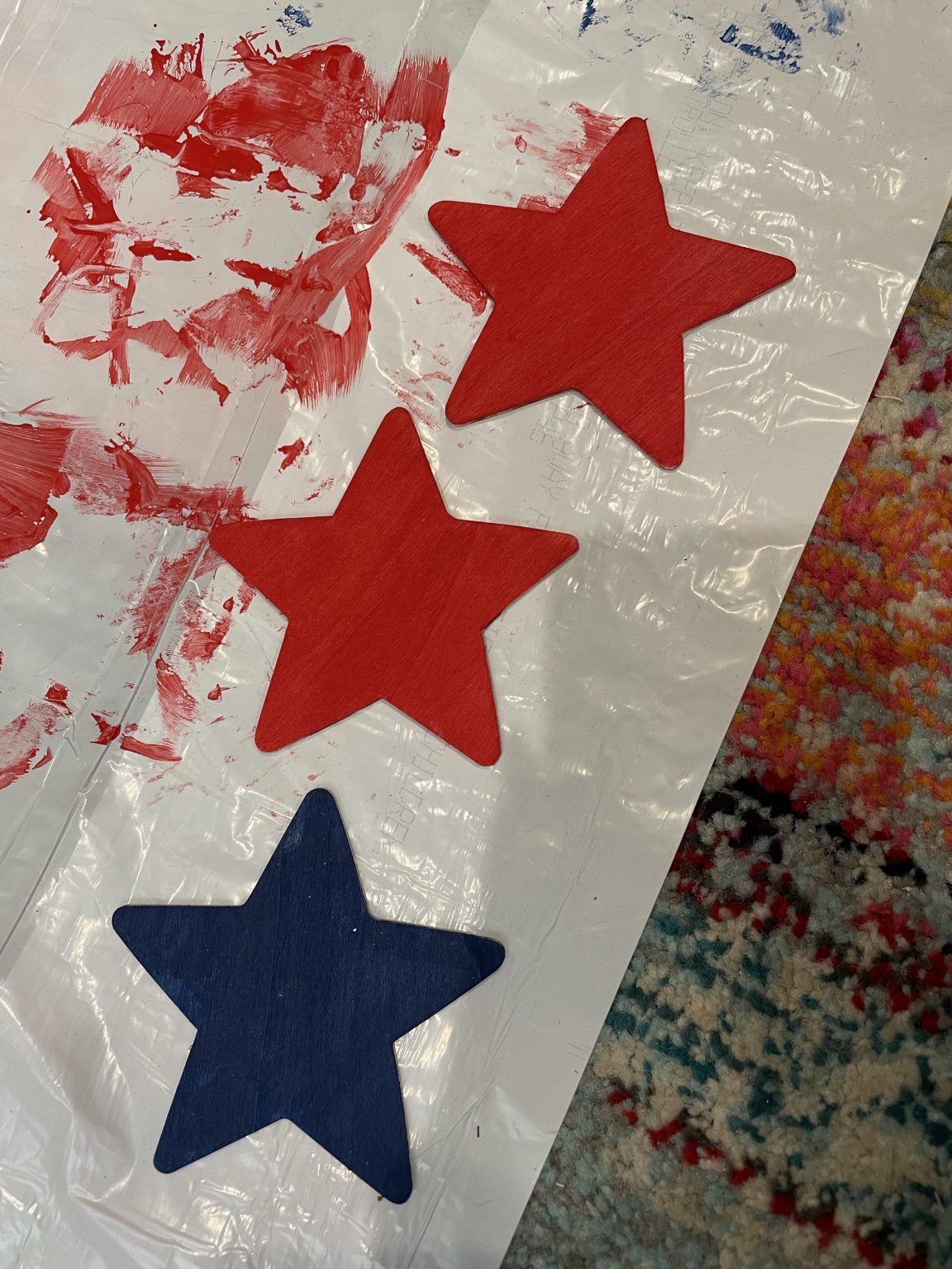 diy stars and stripes sign - Re-Fabbed
