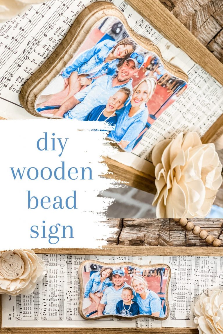 diy wooden bead sign - Re-Fabbed