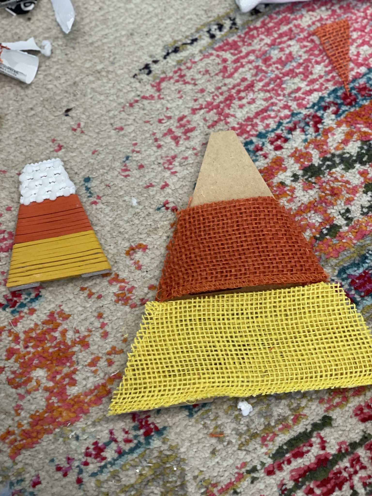 diy candy corn decor - Re-Fabbed
