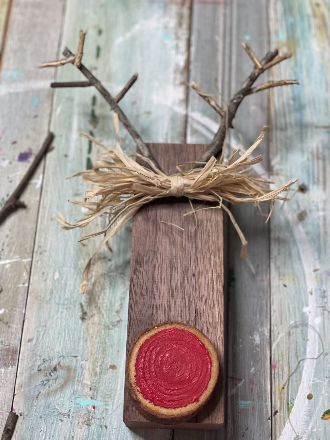diy wood block reindeer - Re-Fabbed