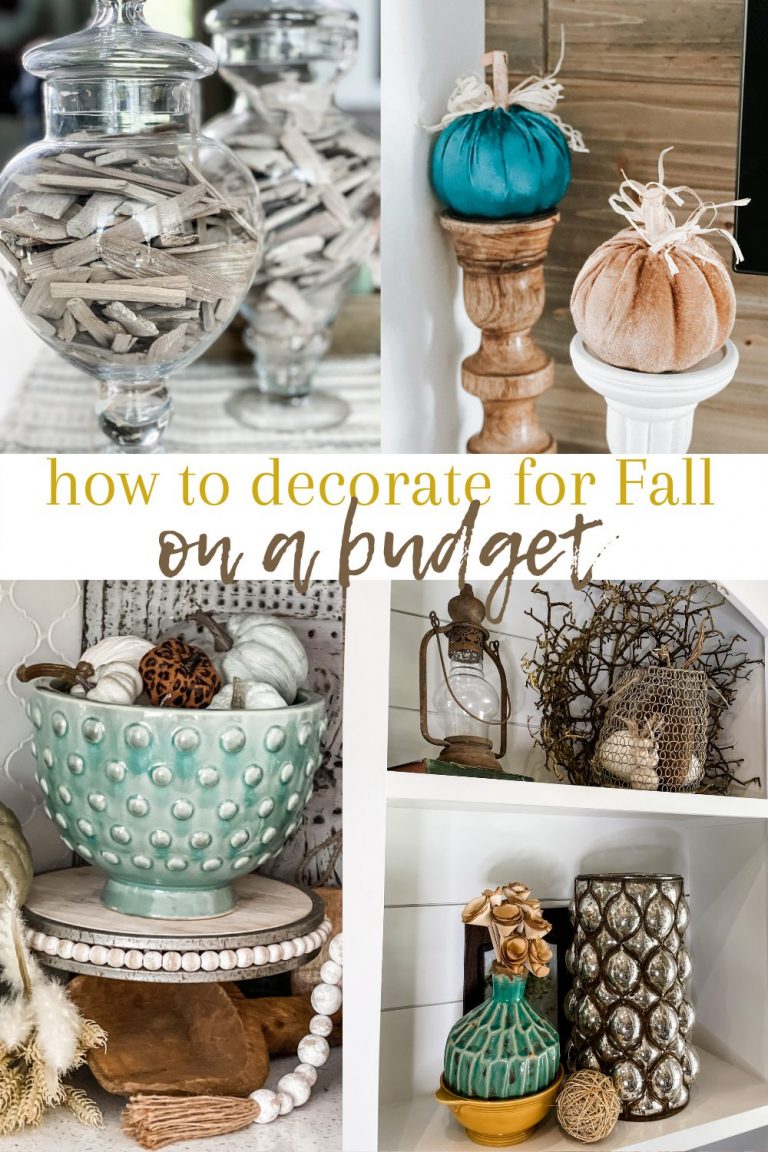 how to decorate for Fall on a budget - Re-Fabbed