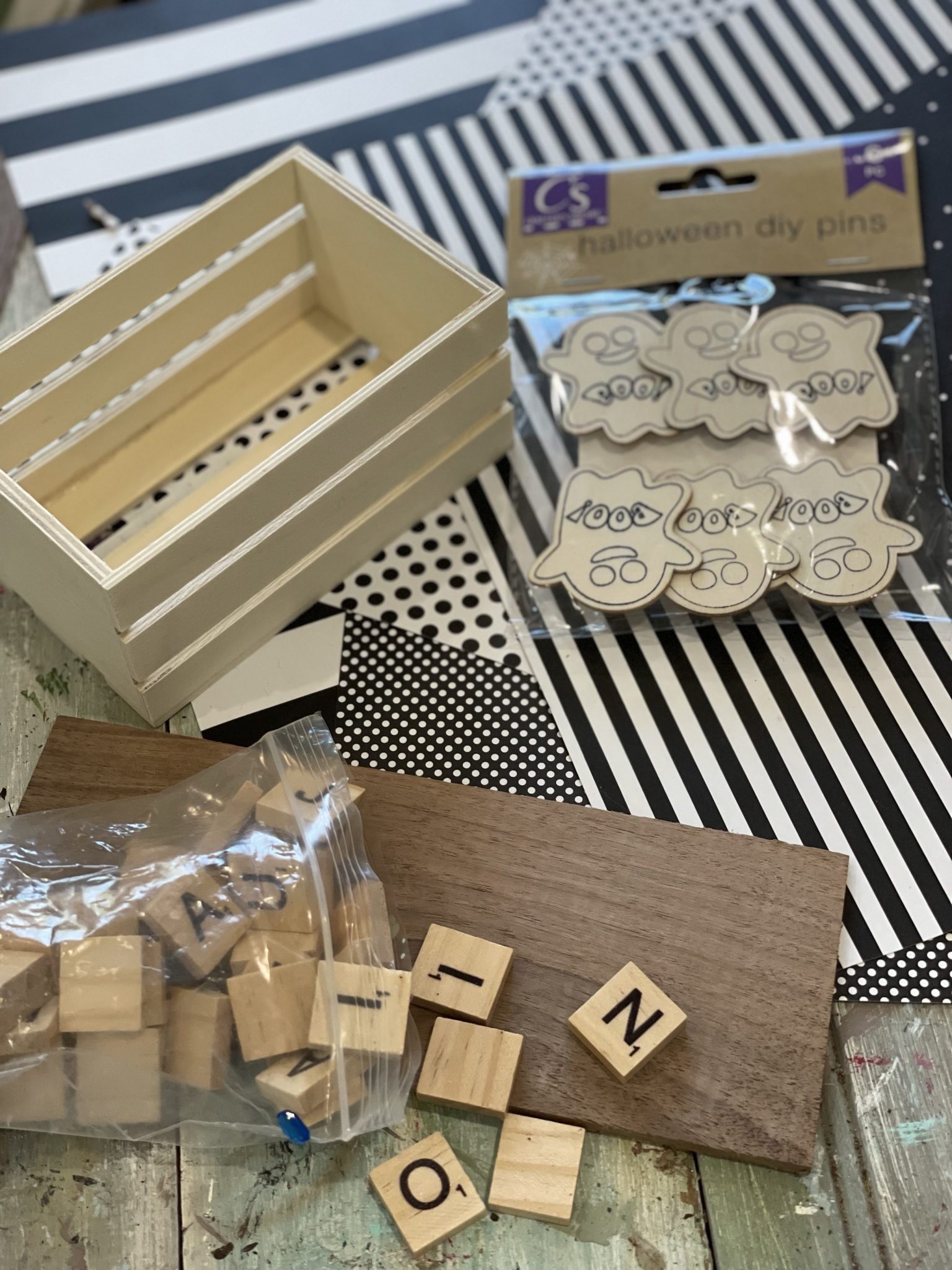 DIY Dollar Tree BOO decor - Re-Fabbed