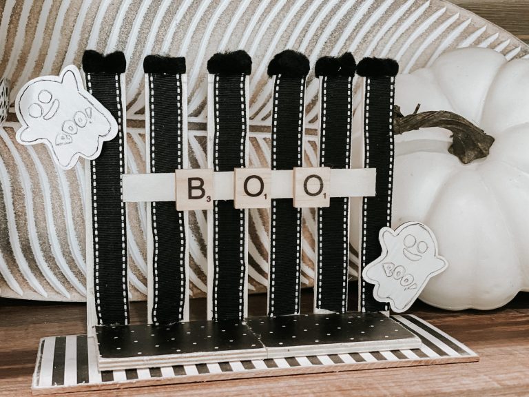 DIY Dollar Tree BOO decor - Re-Fabbed