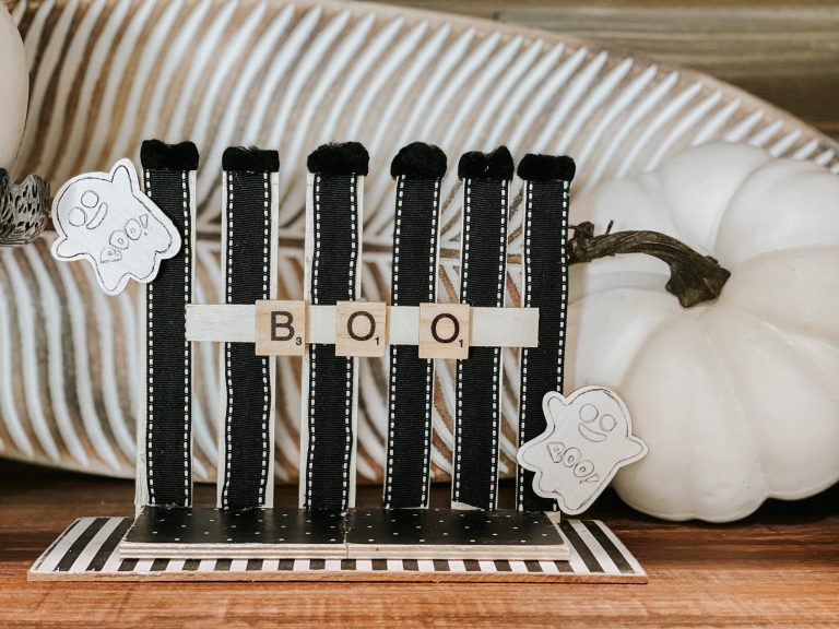 DIY Dollar Tree BOO decor - Re-Fabbed