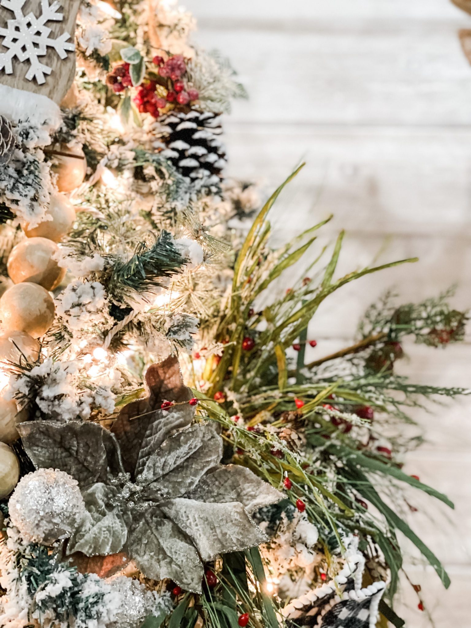 rustic Christmas basement - Re-Fabbed