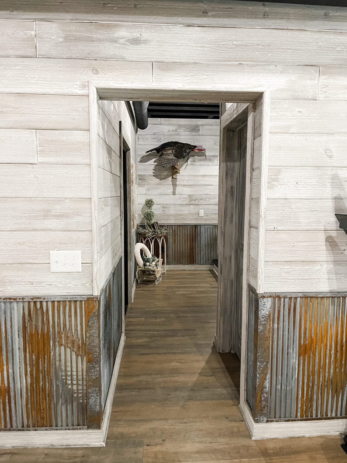 rustic Christmas basement - Re-Fabbed