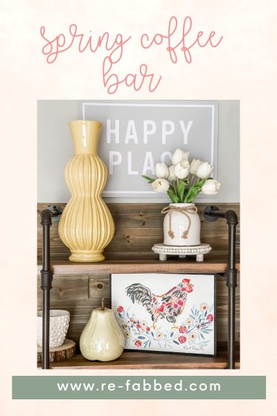 fun spring coffee bar ideas - Re-Fabbed