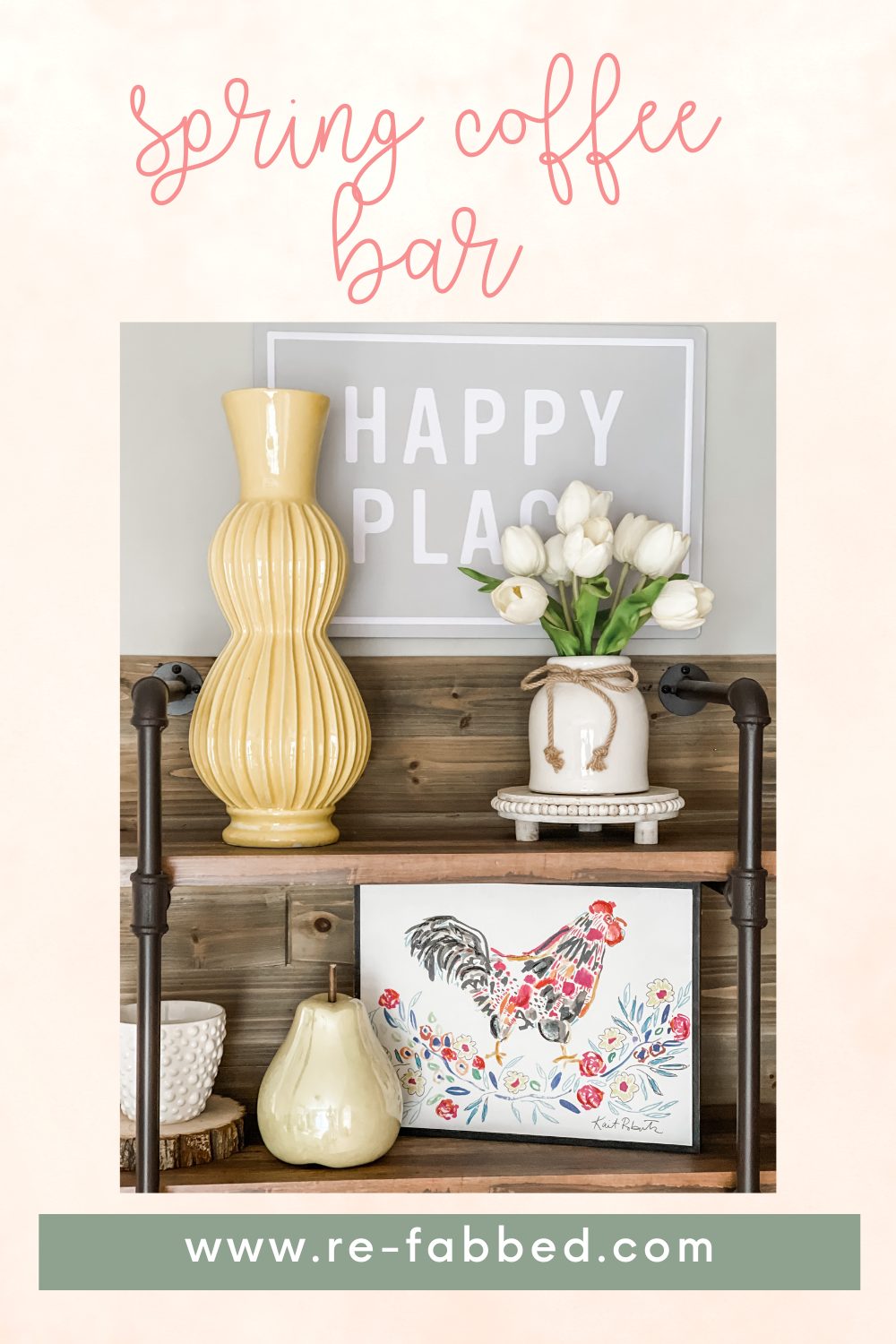 fun spring coffee bar ideas - Re-Fabbed