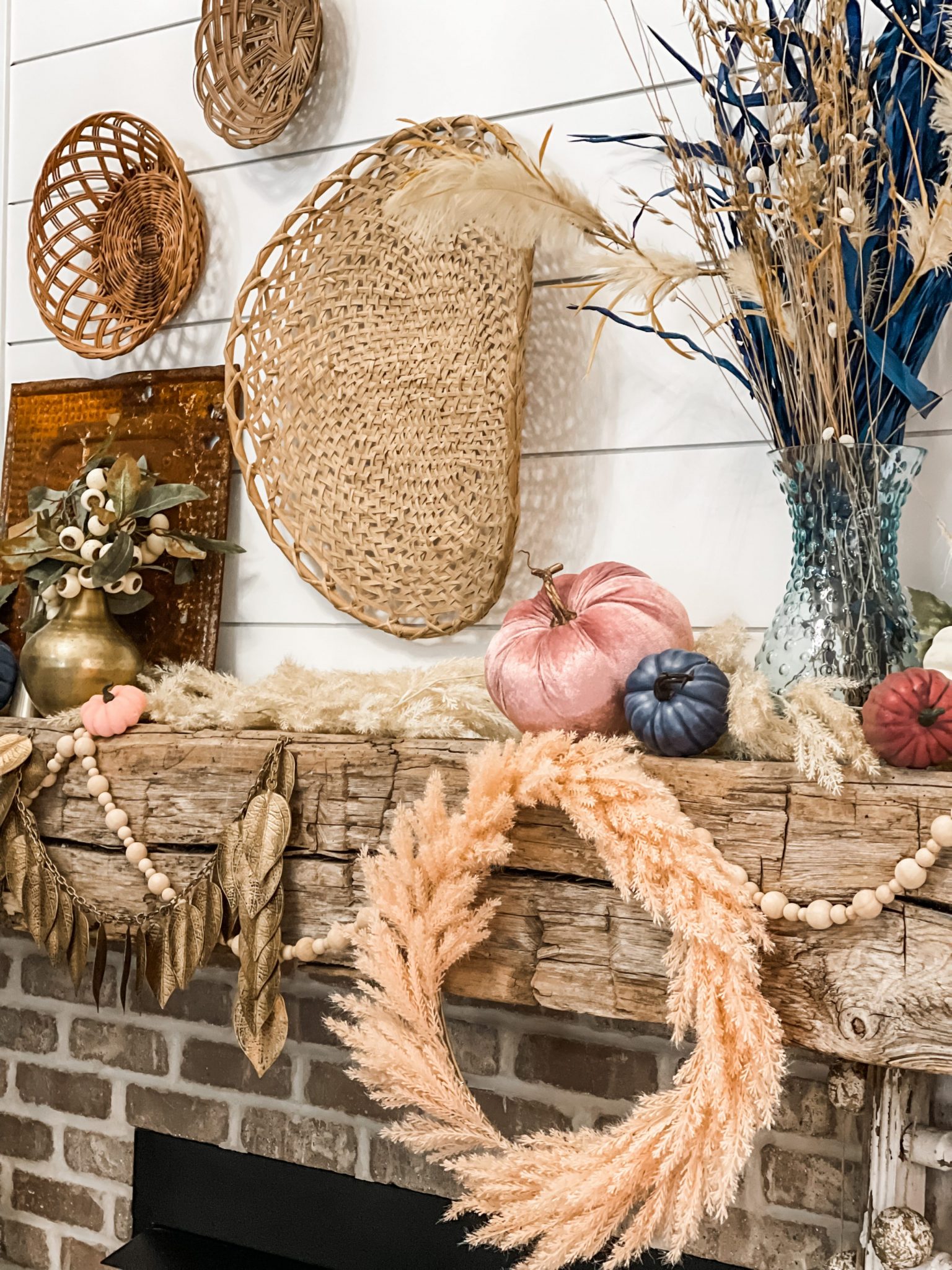 fall mantel inspiration - Re-Fabbed