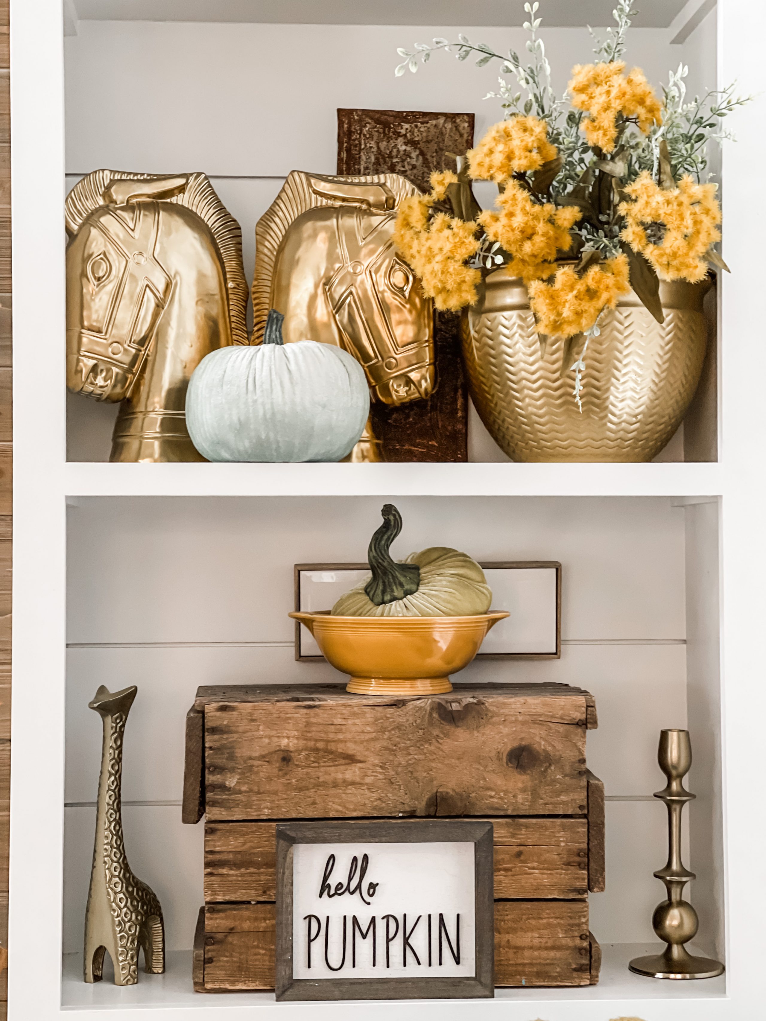 styling fall built ins - Re-Fabbed