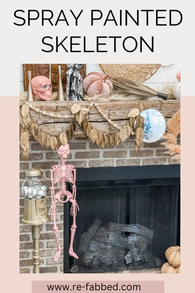 spray paint a skeleton - Re-Fabbed