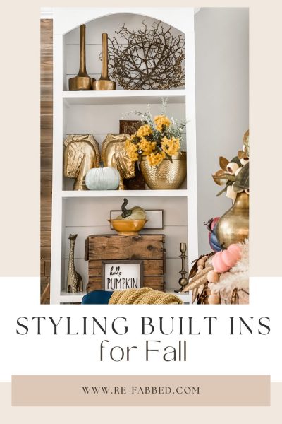 styling fall built ins - Re-Fabbed