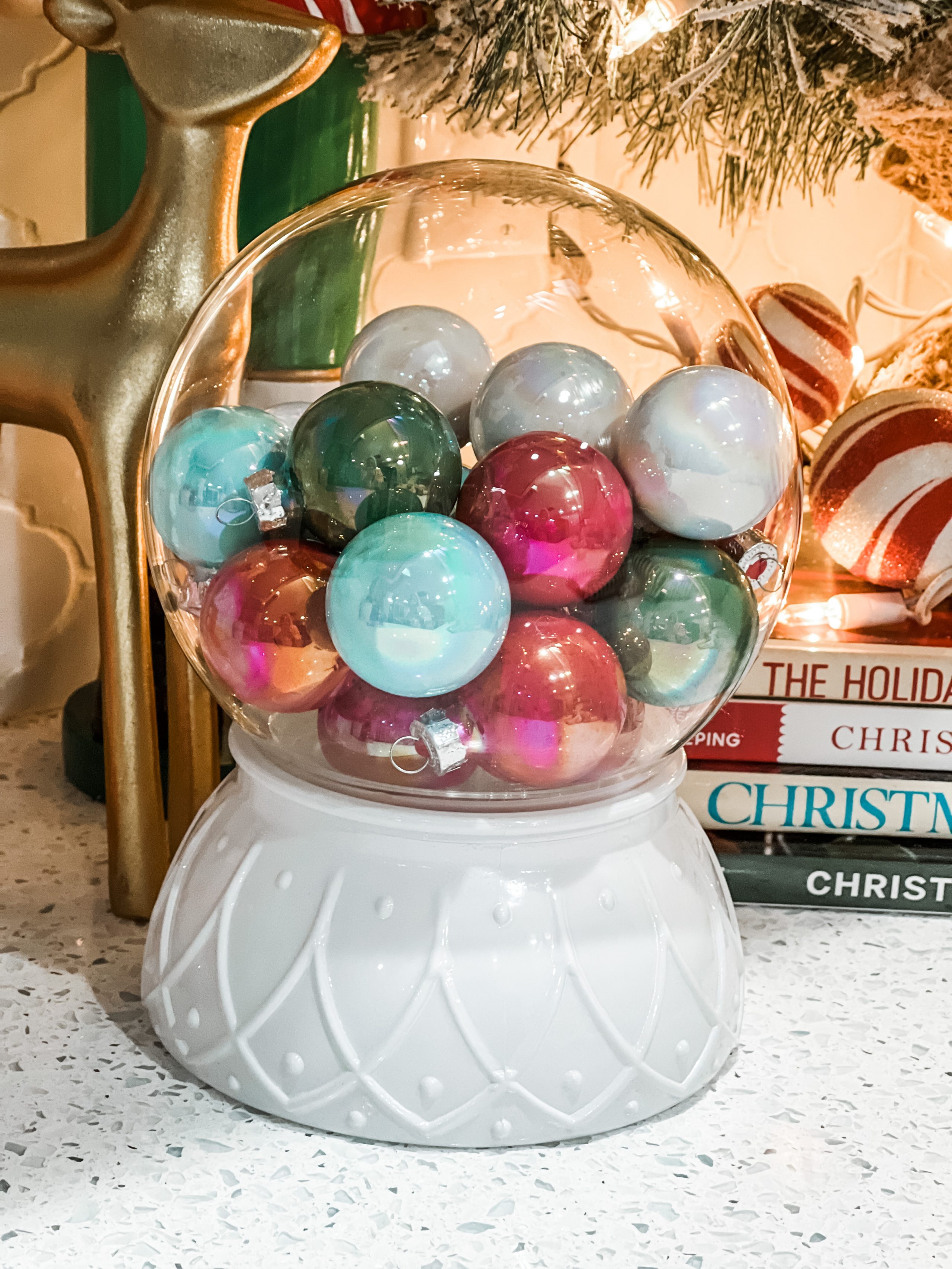 diy gumball ornaments - Re-Fabbed